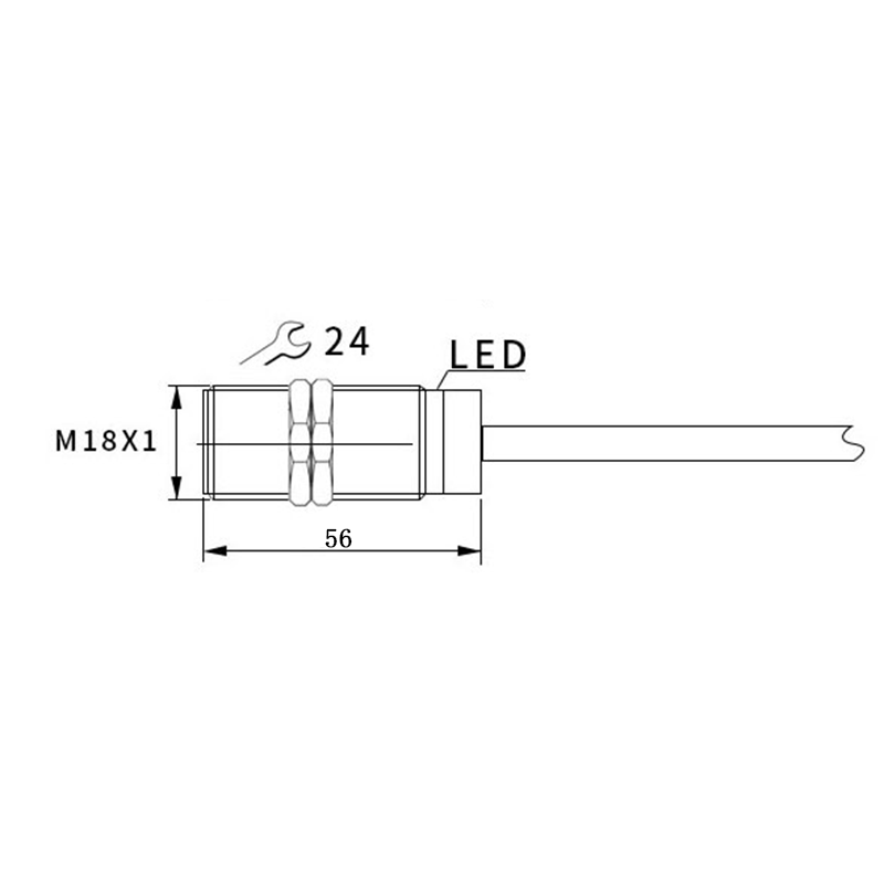 M18 Flush Inductive proximity sensor analog output | Proximity switch ... M18 Flush Inductive proximity sensor analog output | Proximity switch ...